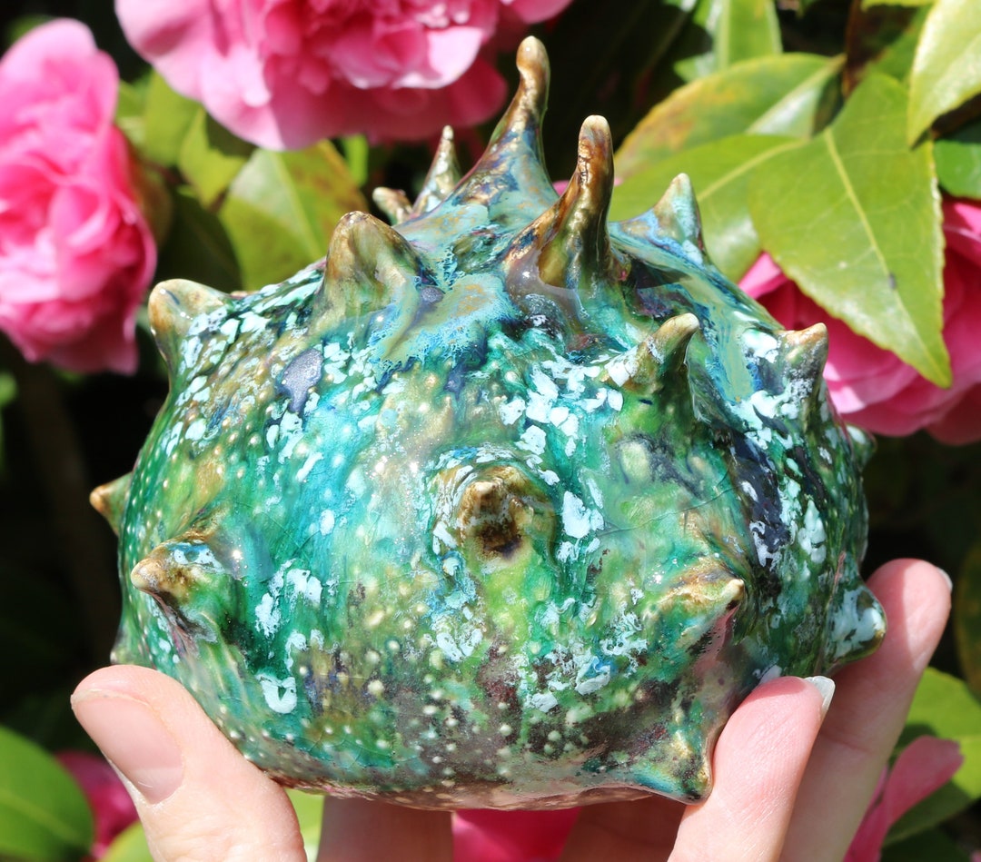 Hand Made Ceramic Sea Urchin, Sea Urchin, Shell Art, Seaside Art ...