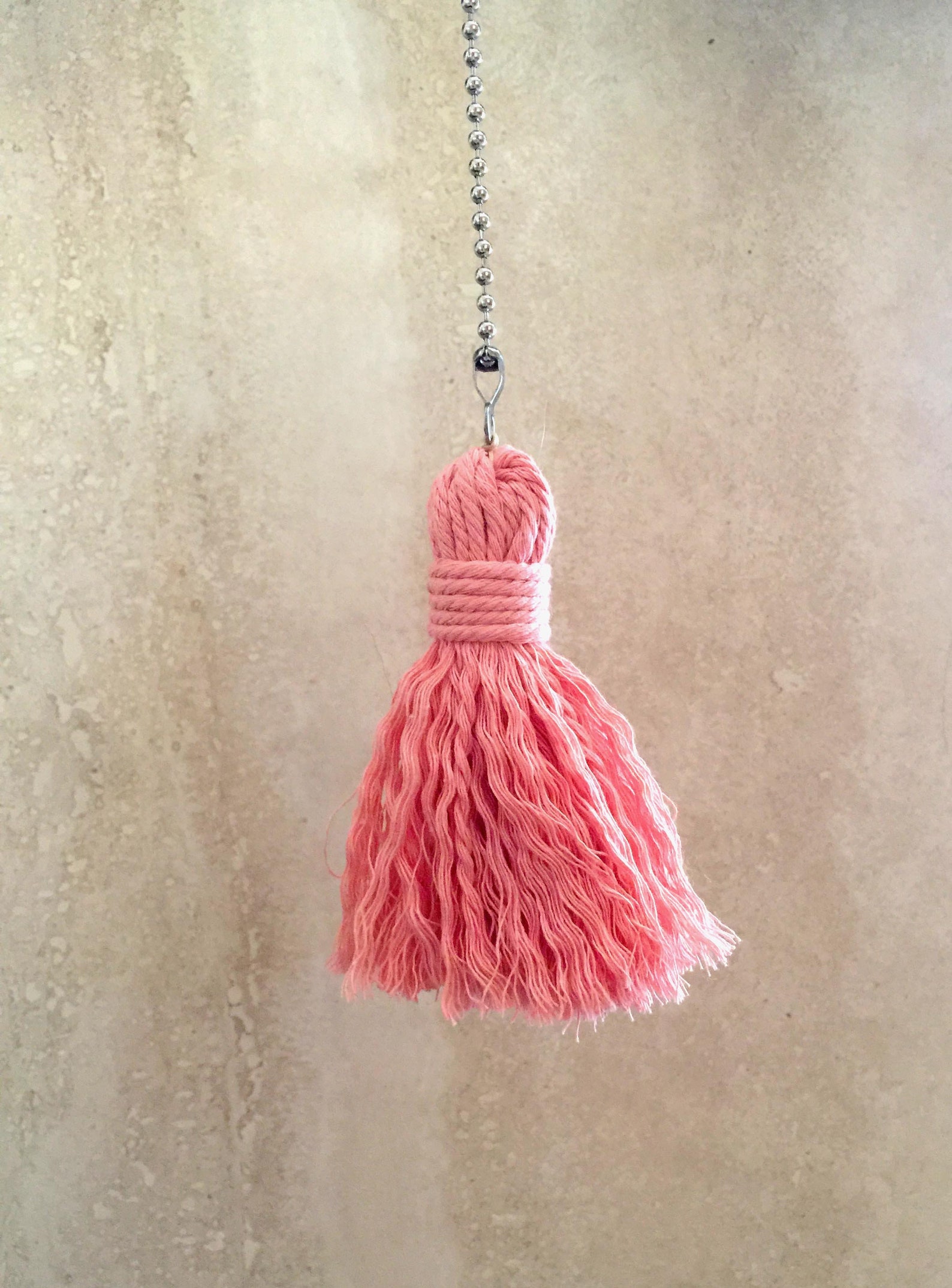 Tassel Ceiling Fan/ Light Pull Natural Finish each with | Etsy