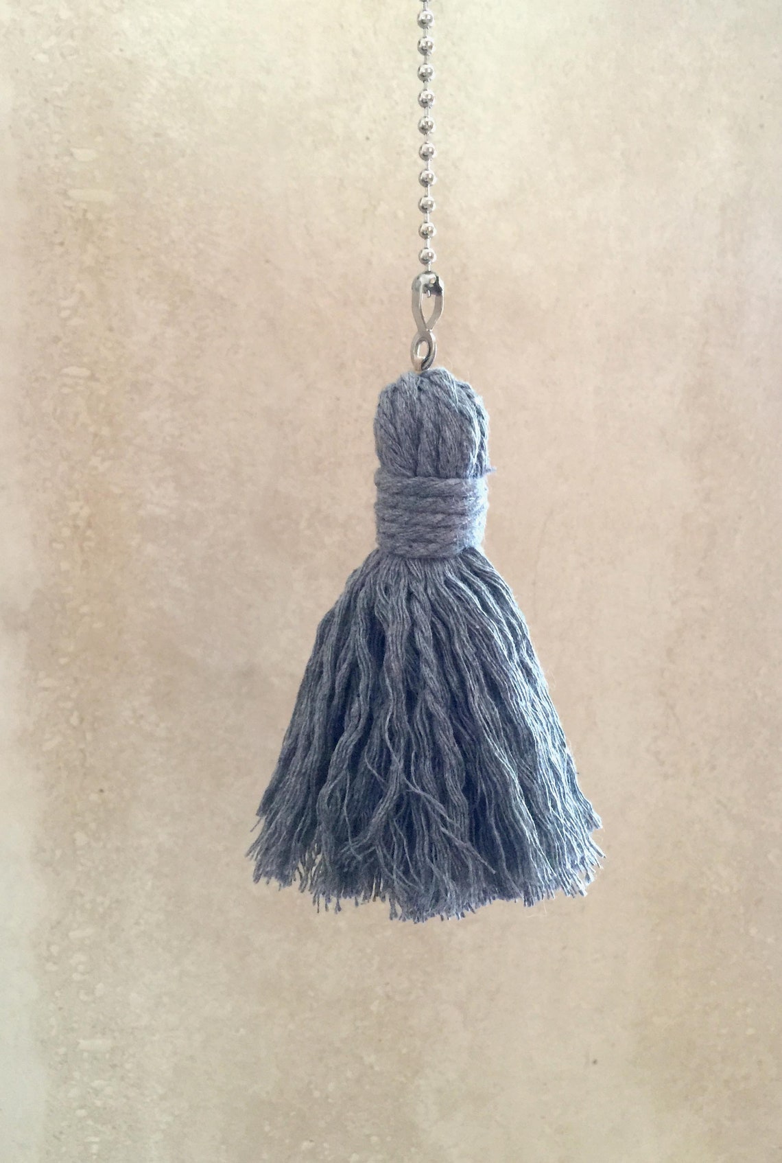 Tassel Ceiling Fan/ Light Pull Natural Finish each with | Etsy