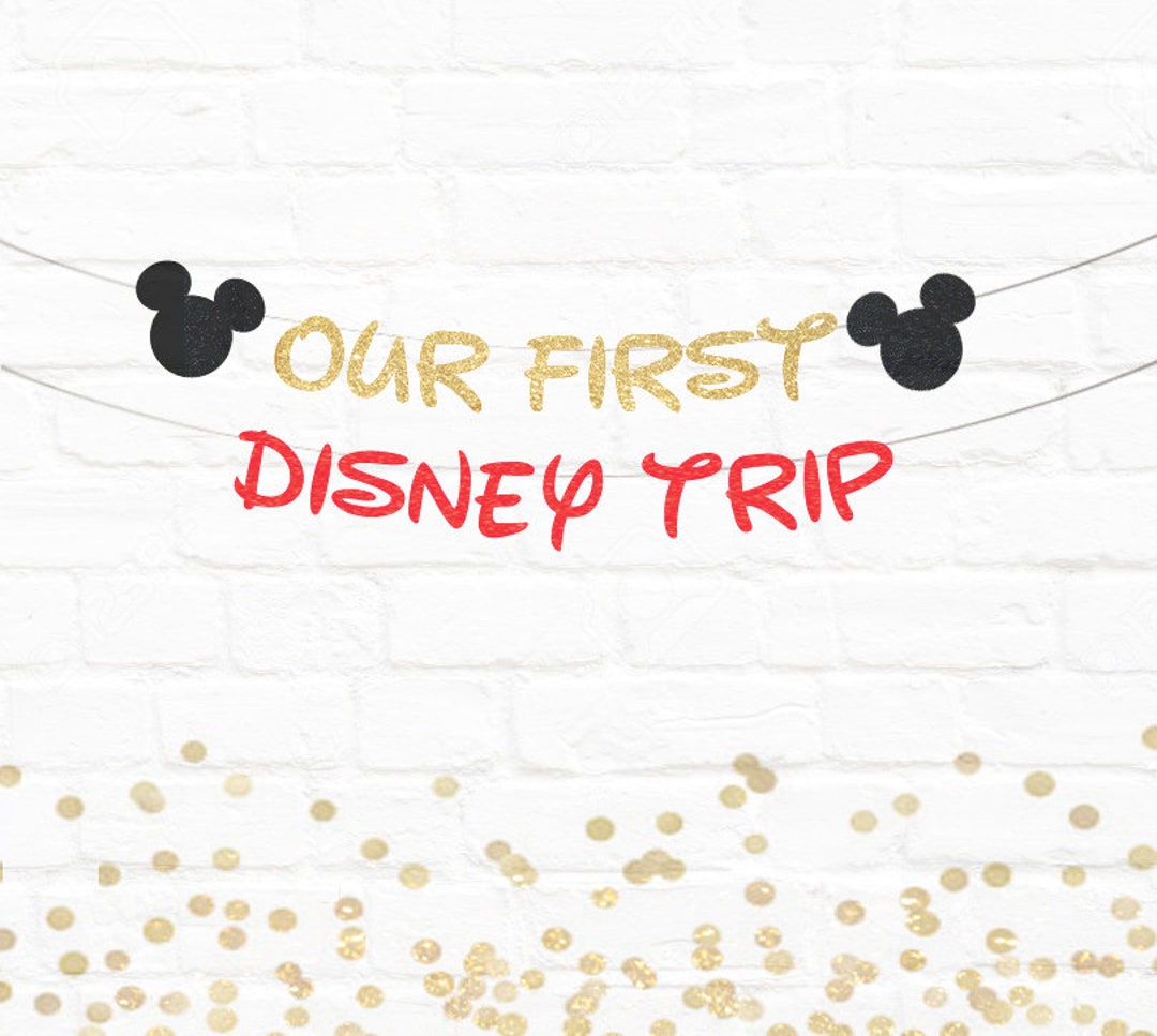 FREE SHIPPING, Disney Inspired, Our First Disney Trip, Surprise Disney ...