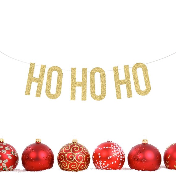 Ornaments & Accents Home Décor Ho Ho Ho Banner etna.com.pe