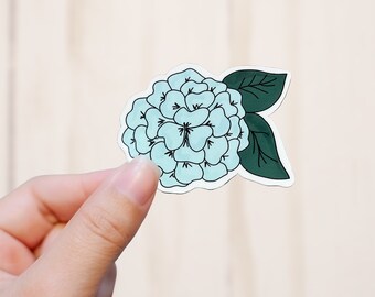Hydrangea Decal - Etsy