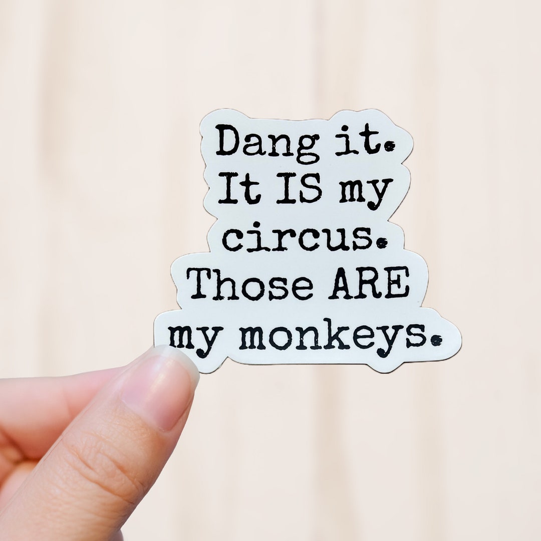 My Circus Sticker, Vinyl Decal, Vinyl Sticker - Etsy