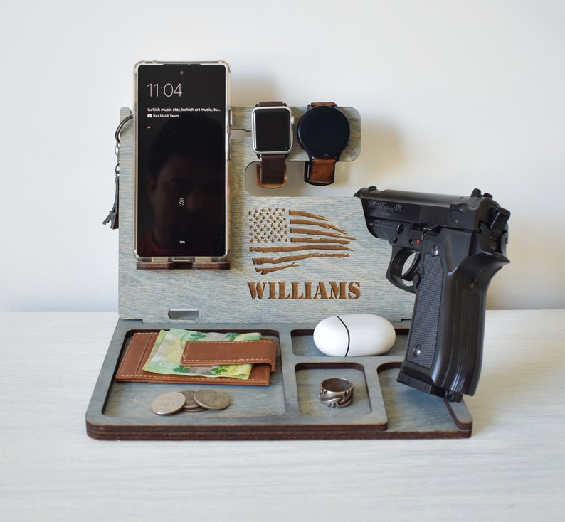 Wooden Docking Station Police Officer Station Wood Stand for - Etsy