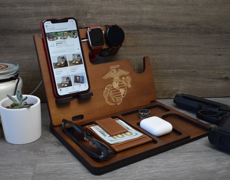 Wooden Docking Station Police Officer Docking Station Wood | Etsy