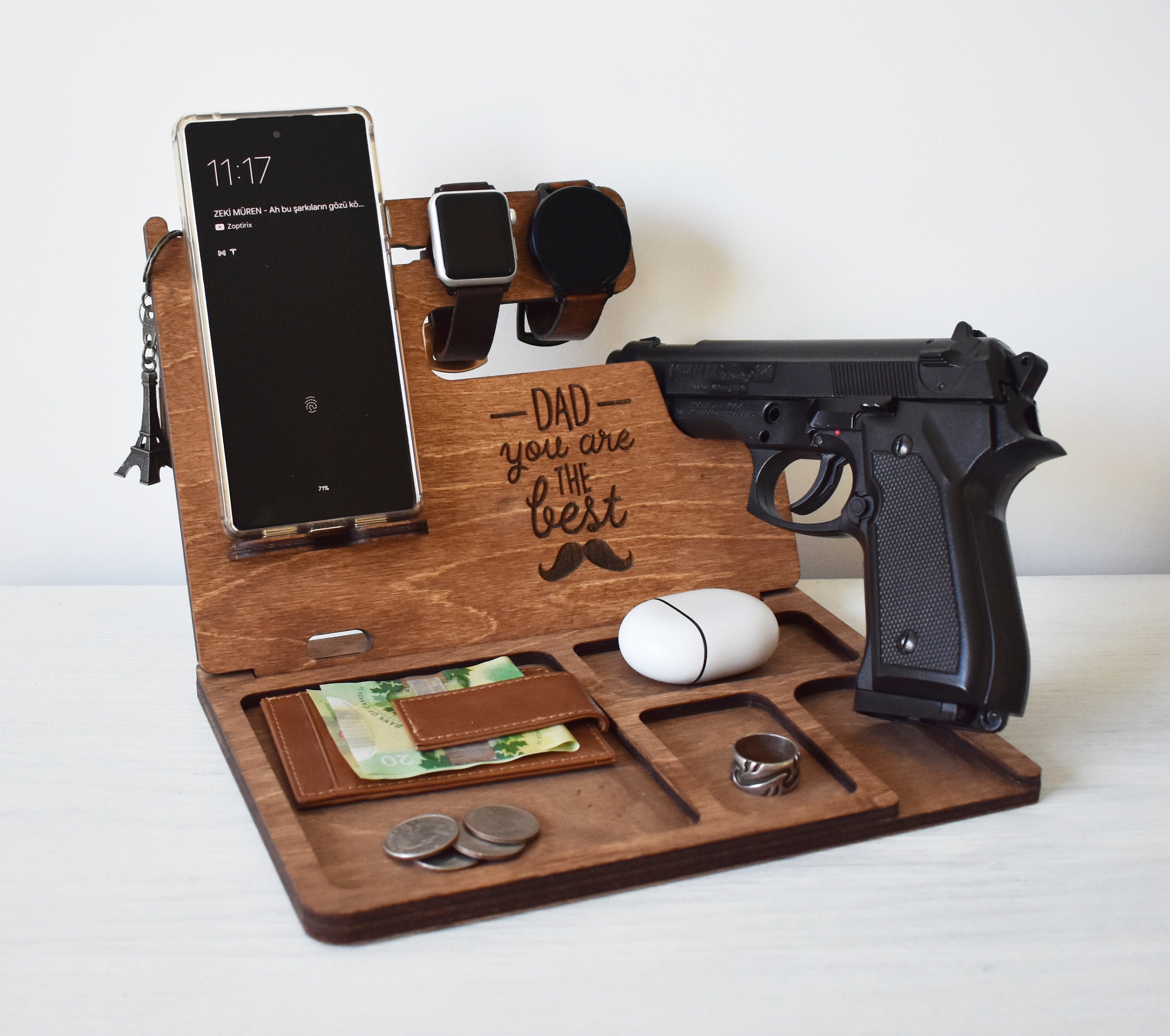 Wooden Docking Station Police Officer Docking Station Wood - Etsy