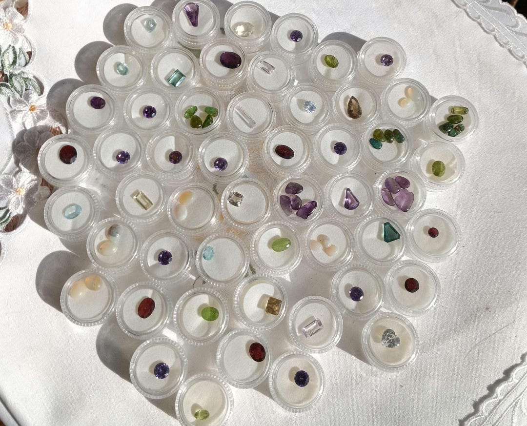 Facetted Stones - Different Types and Cuts - Etsy