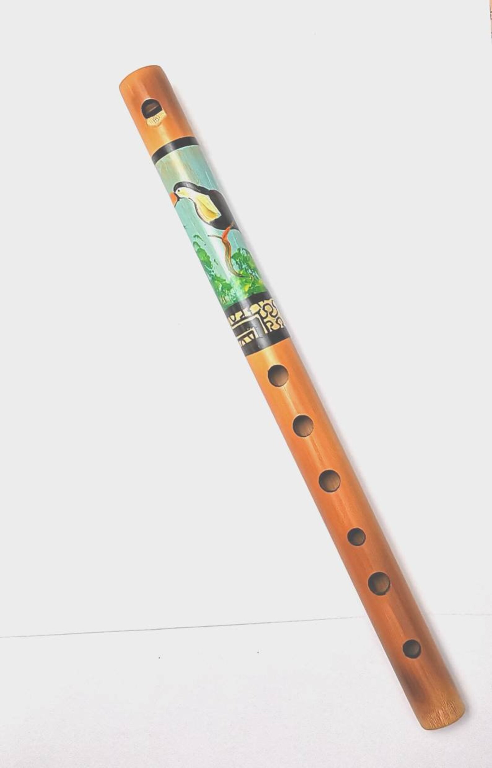 NEW ! Authentic Flute, Andean Flute , Musical Toy, Bamboo ,handpainted ...