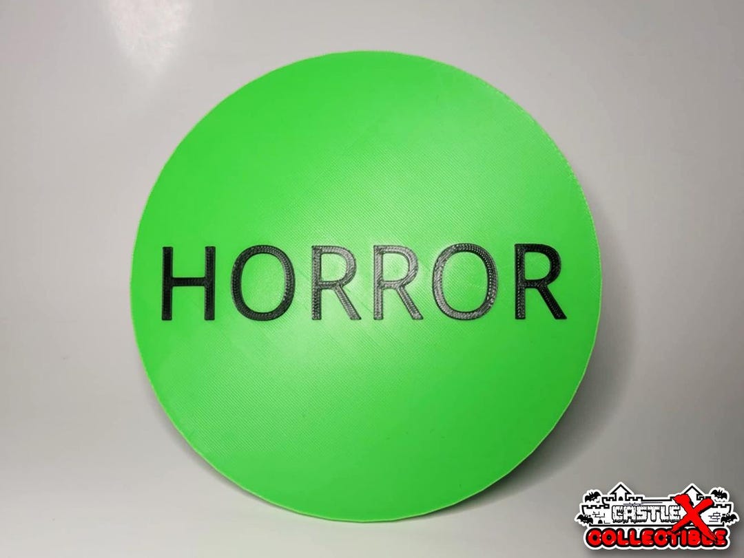 HORROR LABEL VHS 3D Printed Wall Art (retro Movie Blockbuster Video ...