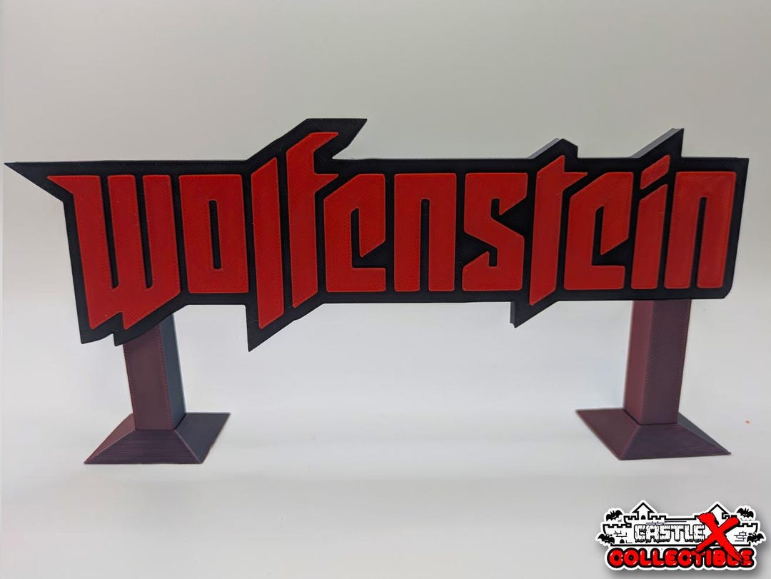WOLFENSTEIN 3D Printed Wall Art (retro Gaming Horror Shooter PC Game ...