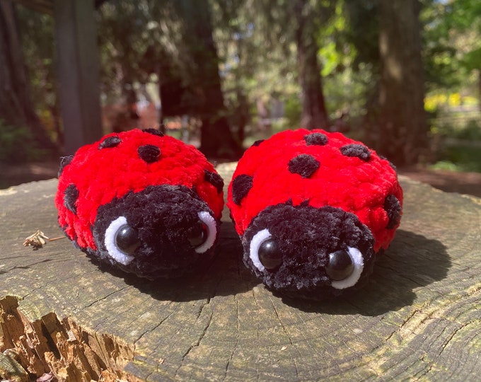 Ladybug Crochet Plushie - Etsy