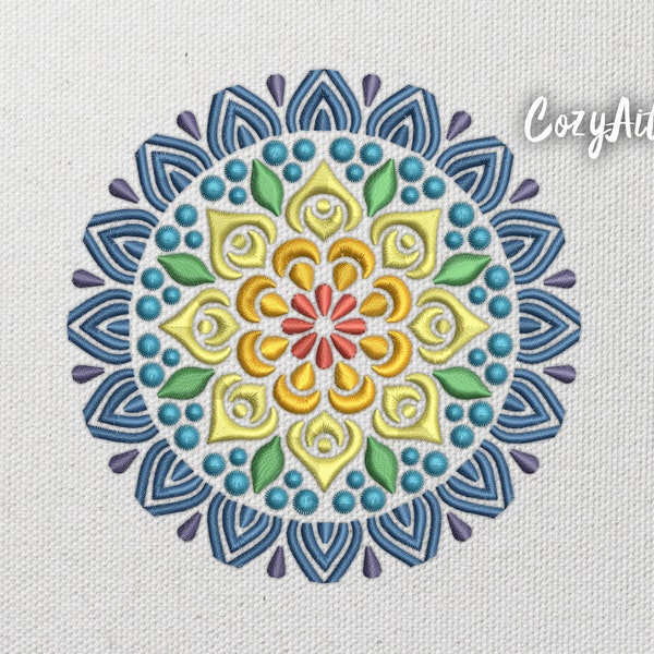 Mandala Embroidery Kit - Etsy