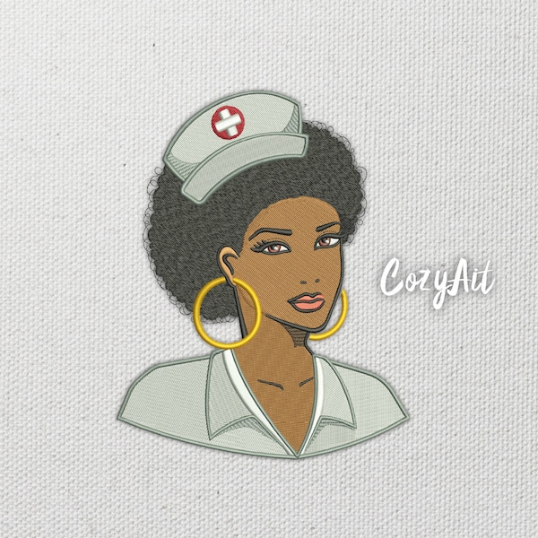 Nurse Embroidery - Etsy
