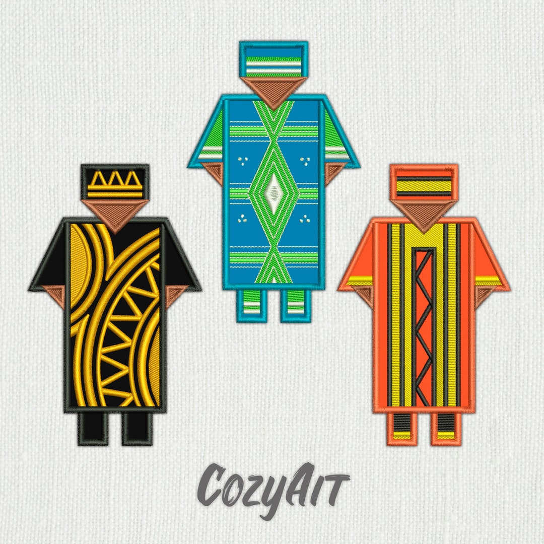 DIGITAL: Applique Doll King Inspired With Patterns Bundle - Pack of 3 ...