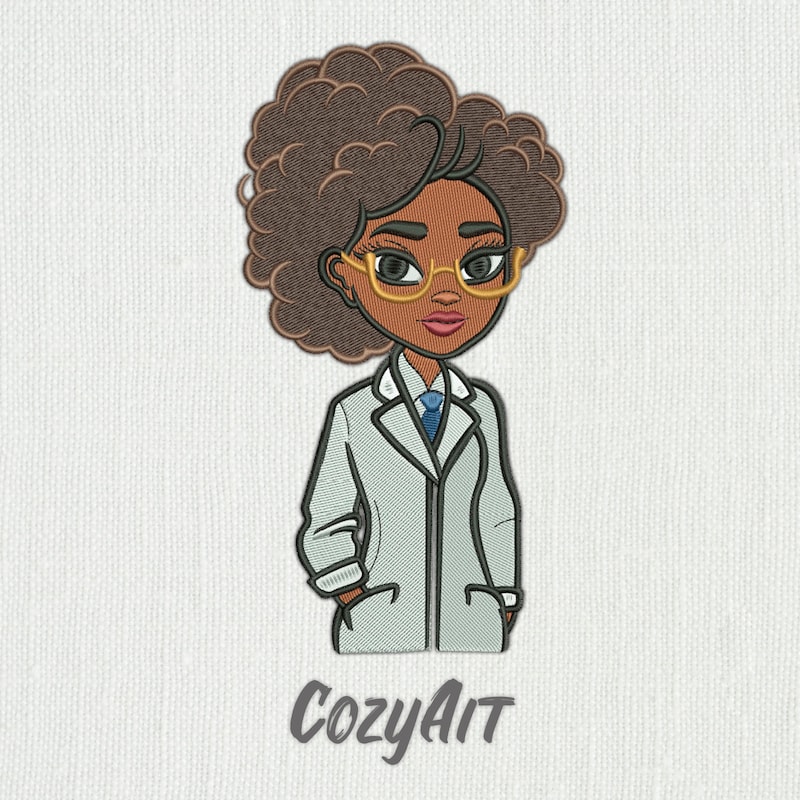 Lab Embroidery Design - Etsy