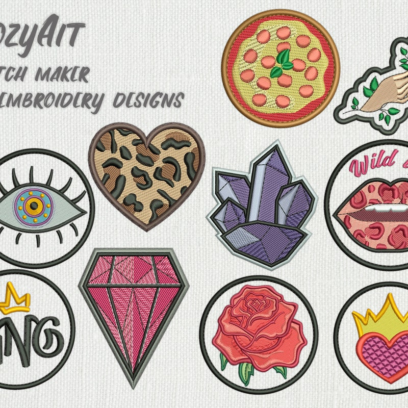 Embroidery Patch Designs - Etsy