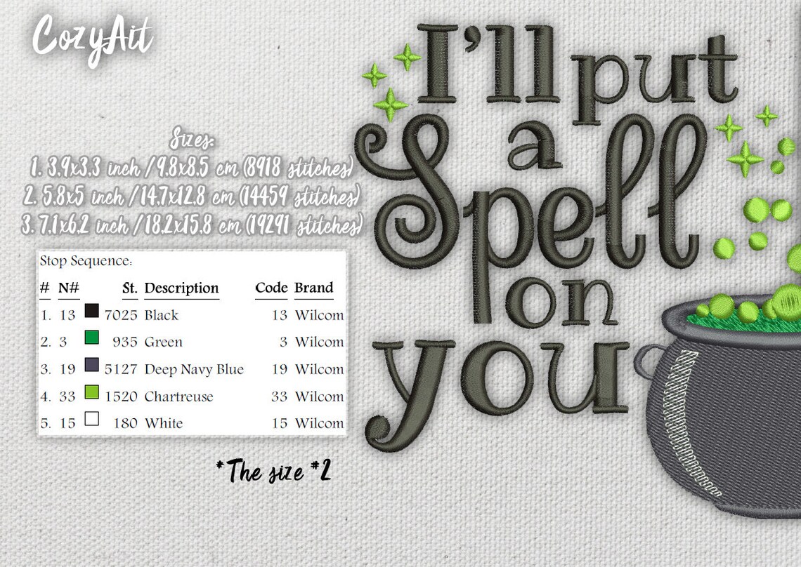 DIGITAL: I Ll Put a Spell on You Quote Text 3 Sizes - Etsy
