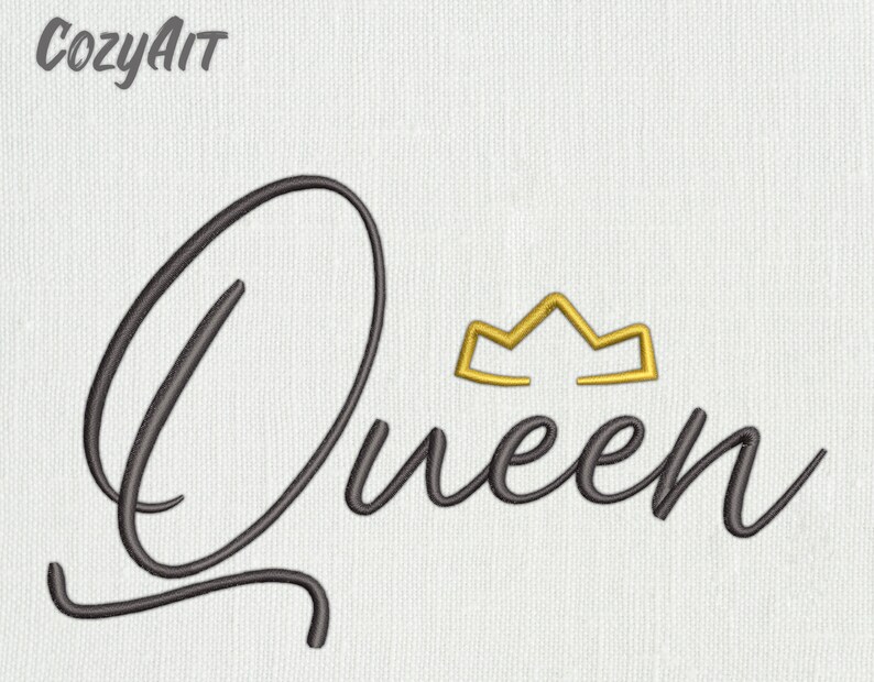 DIGITAL: King and Queen 2 Designs Pack Handwritten Lettering | Etsy