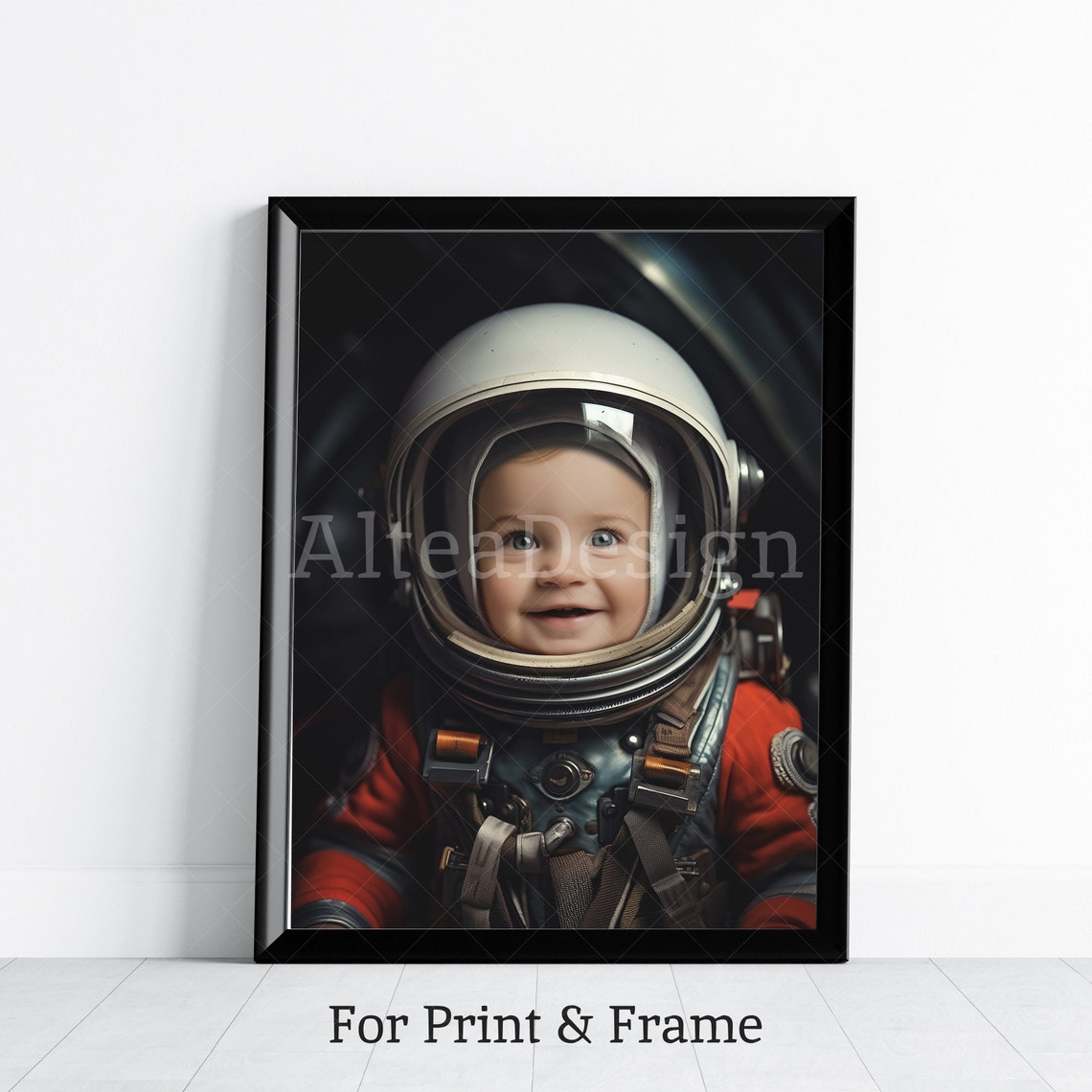 Baby Astronaut Face Insert | for Photoshop Composite, Digital ...