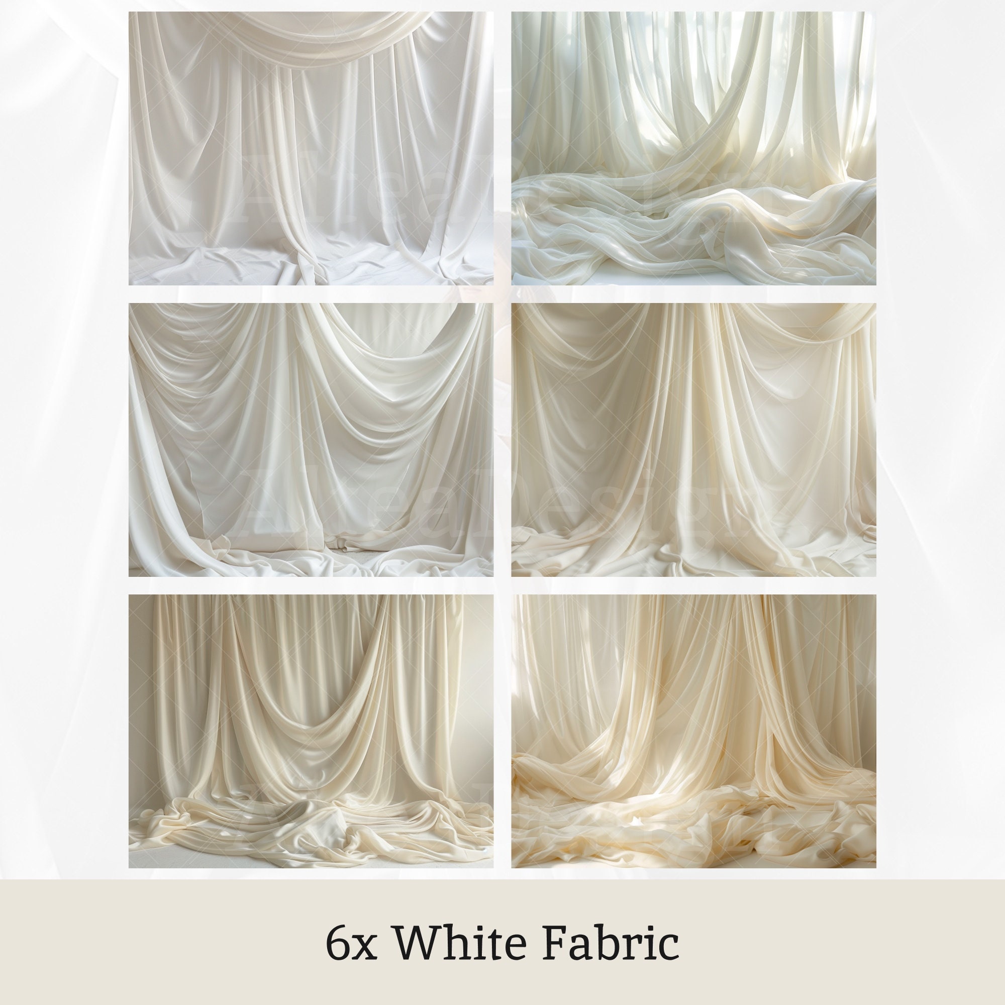 18x Flowing Fabric Digital Backdrops | Drape Backgrounds | Maternity ...