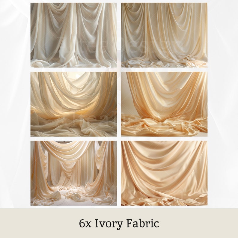 18x Flowing Fabric Digital Backdrops Drape Backgrounds Maternity ...