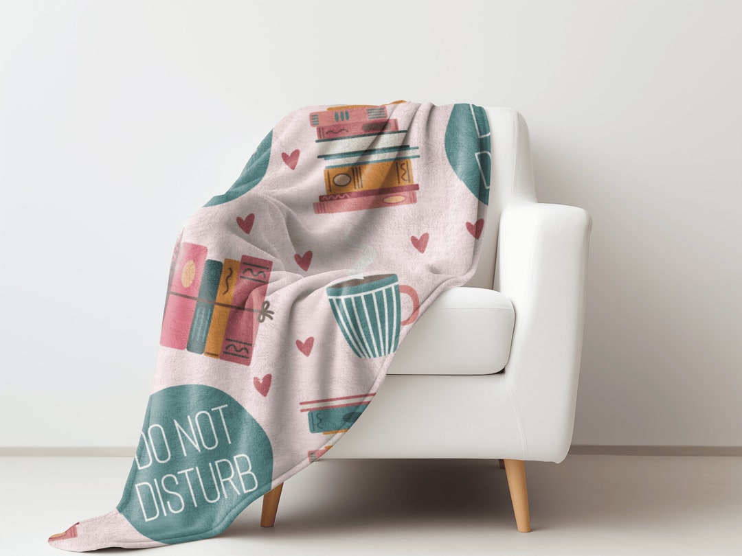 Book Lover Blanket, Velveteen Plush Blanket - Etsy