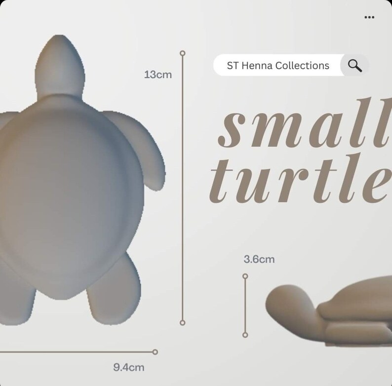 Small Turtle Mold - Etsy