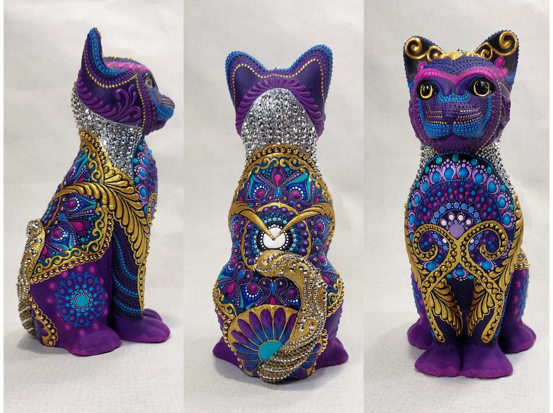 Little Missy Painted Cat - Etsy