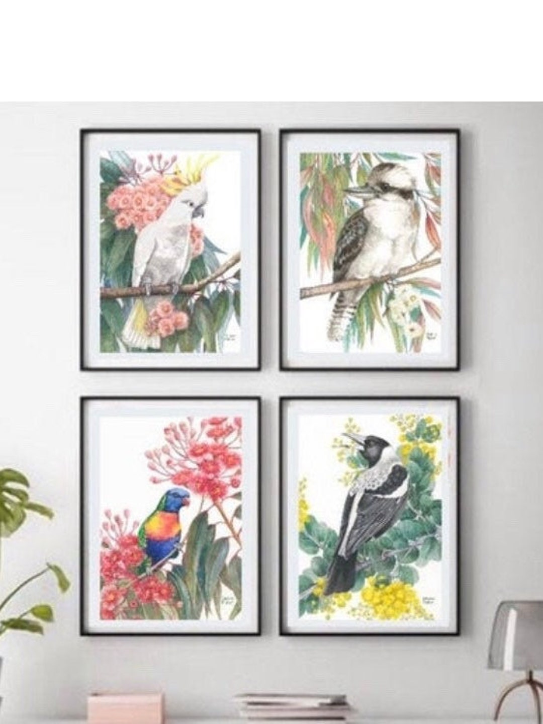 Backyard Bird Series by Debra Meier Art, Australian Native Bird Prints ...