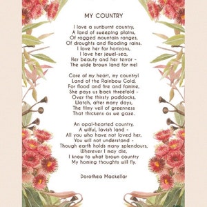 My Country Poem , Inspirational Poem,a Sunburnt Country Poem ...