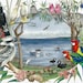 Tuggerah Lakes Scene by Debra Meier Art, Australian Natives Print ...