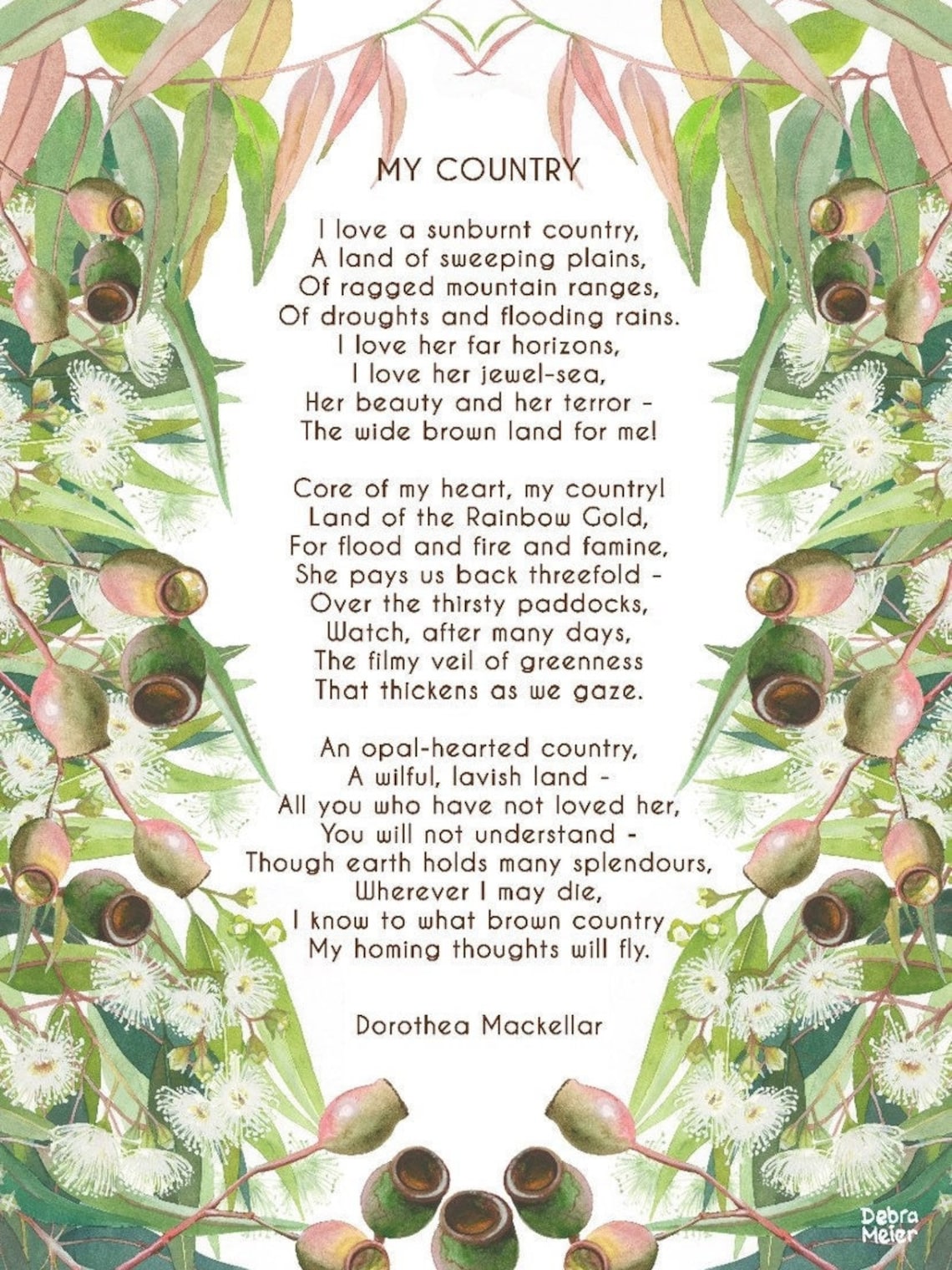 My Country Poem , Inspirational Poem,a Sunburnt Country Poem ...