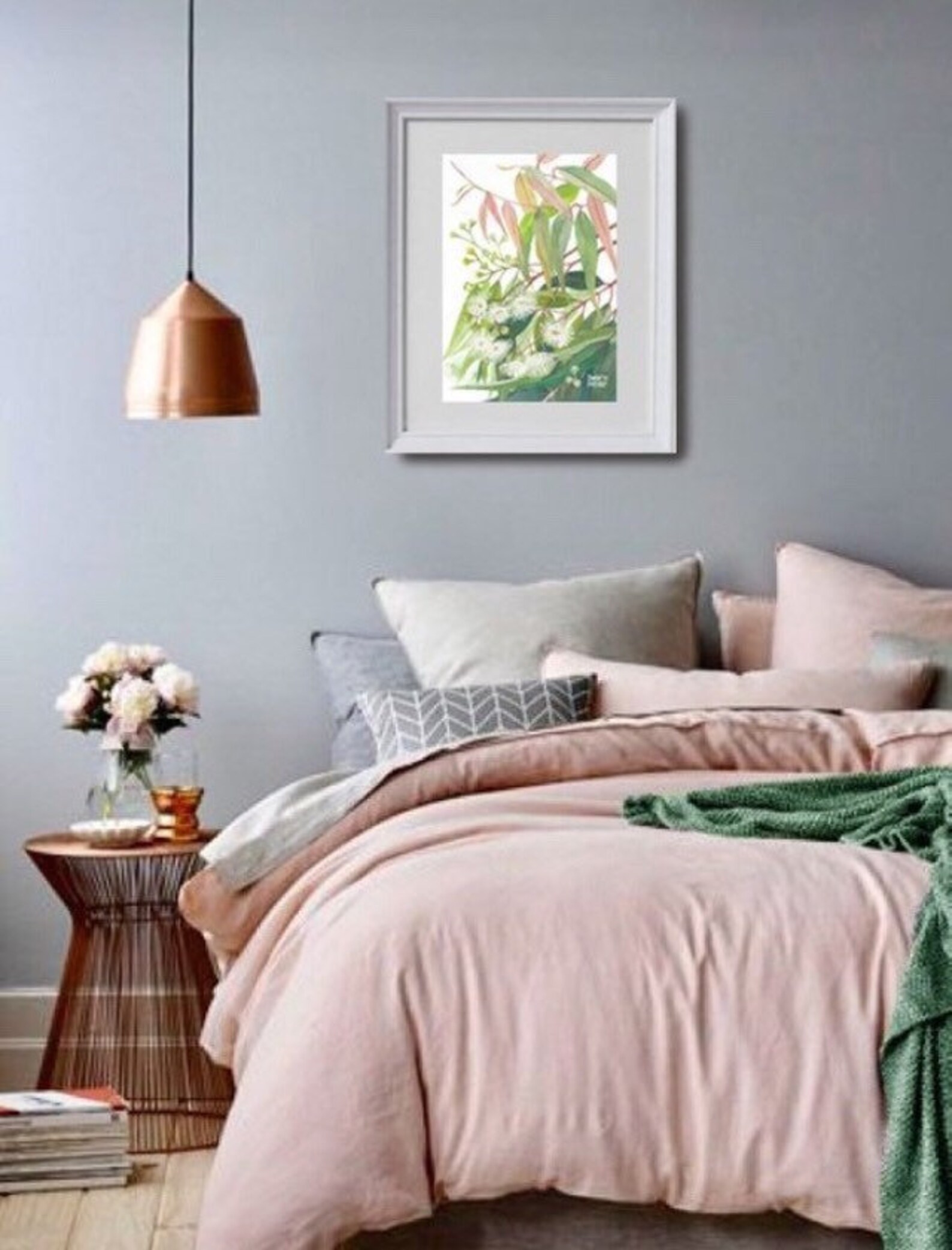 White Gumblossoms Gumblossom Print Gumtree Flower Wall Art | Etsy