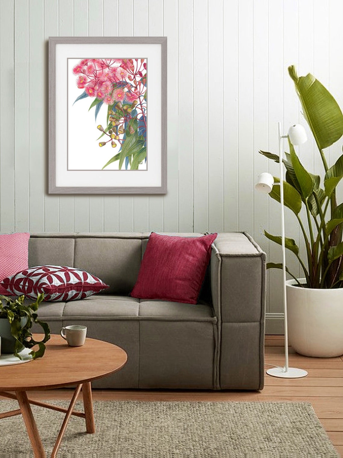 Gumblossoms Corymbia Pink Print by Debra Meier Art, Australian Native ...