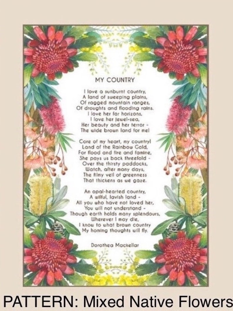 My Country Poem , Inspirational Poem,a Sunburnt Country Poem ...