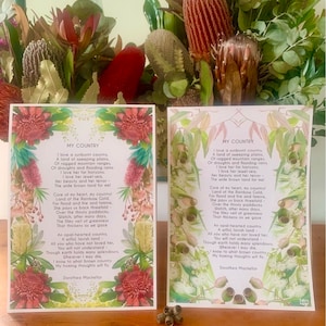 My Country Poem , Inspirational Poem,a Sunburnt Country Poem ...