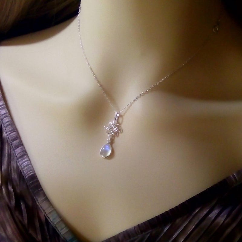Moonstone Pendant - Etsy