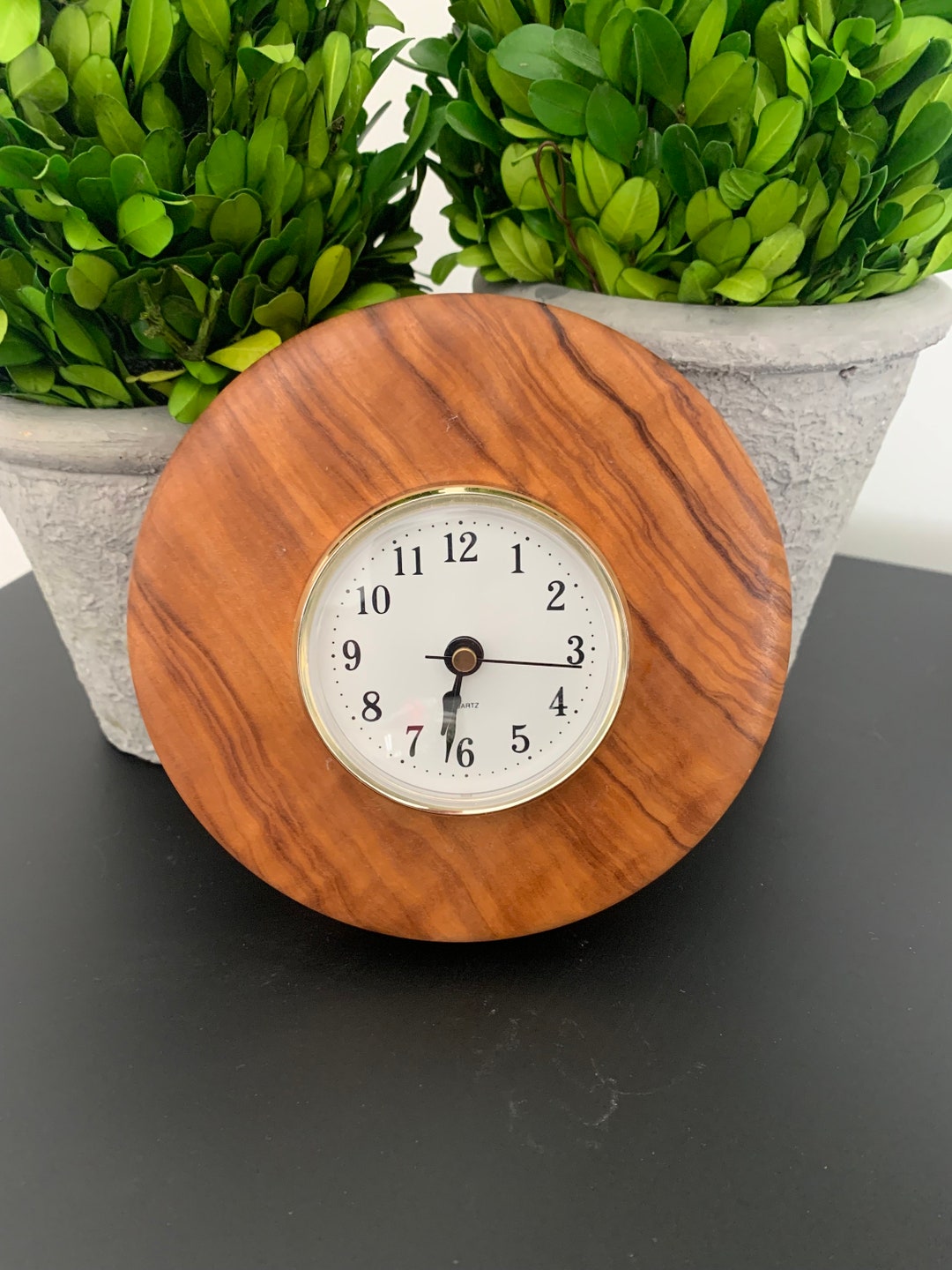 Handmade Wall Clock, Timber is Spanish Olivewood (spain) - Etsy