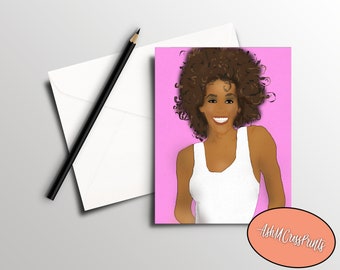 WHITNEY HOUSTON 1991 Pro Set 350 Football Card - Etsy