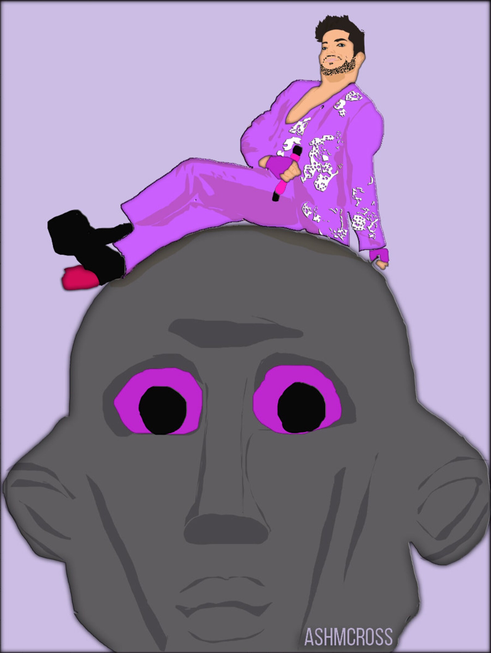 Adam Lambert Birthday Card, Blank, QAL Card, A5 - Etsy UK