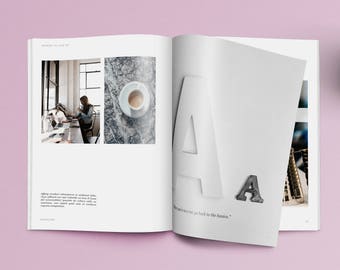 Annual Report Print Template Indesign Template - Etsy
