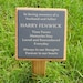 Wooden Memorial Post & Plaque With Engraved Slate Front, for Pets, Tree ...