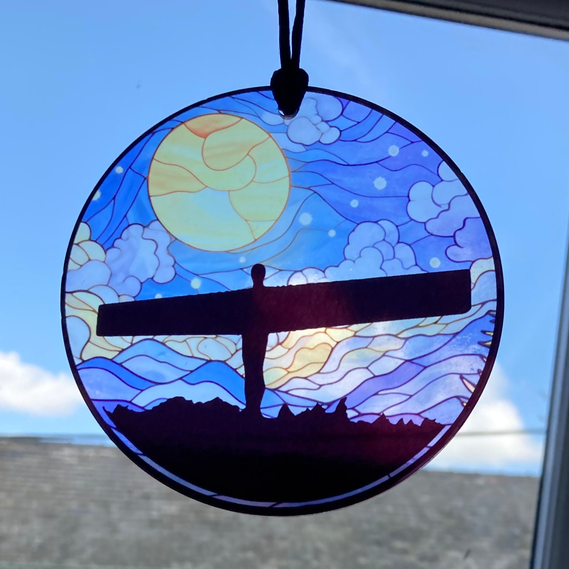 Newcastle Stained Glass Style Decoration. Northumberland Gift, Gift for ...