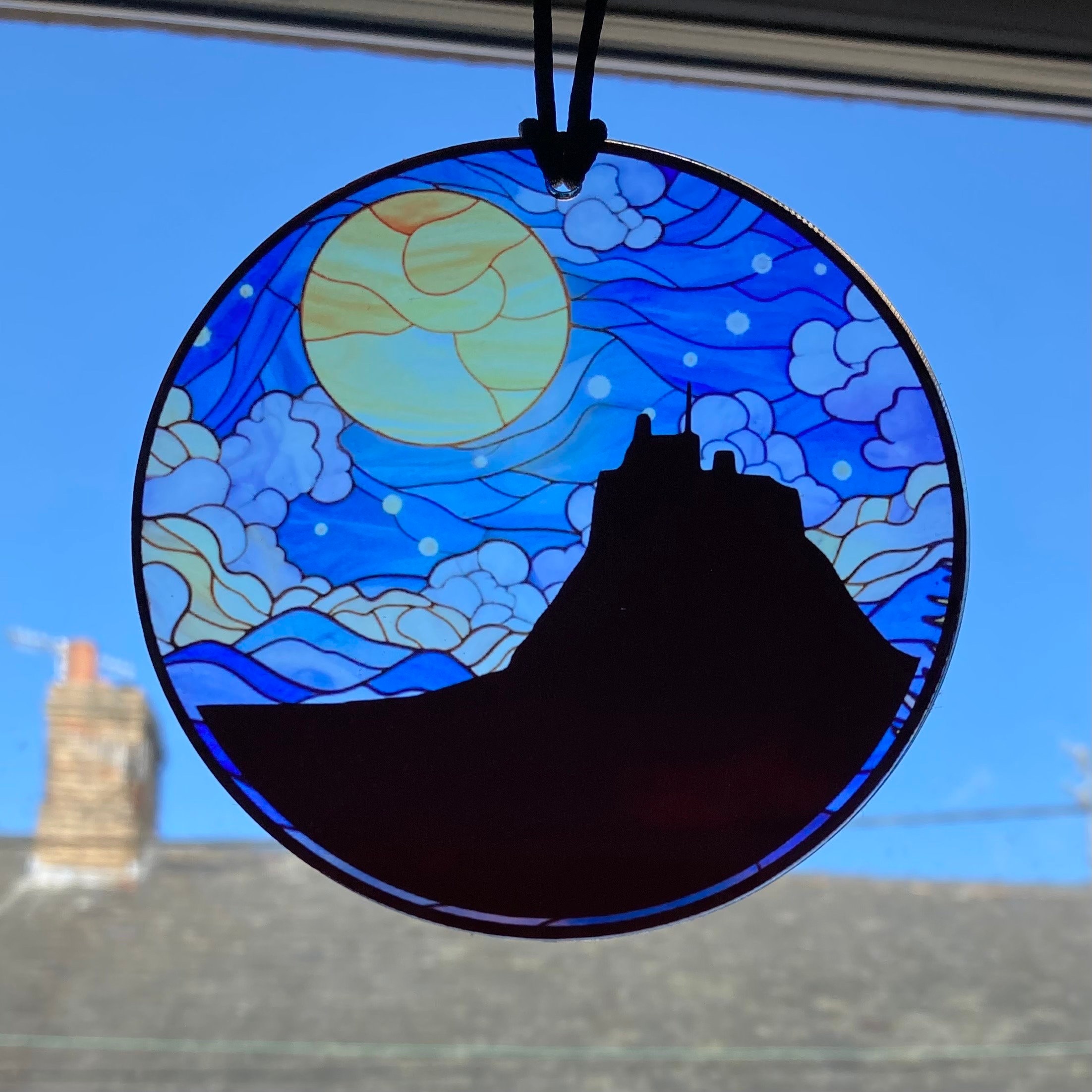 Newcastle Stained Glass Style Decoration. Northumberland Gift, Gift for ...
