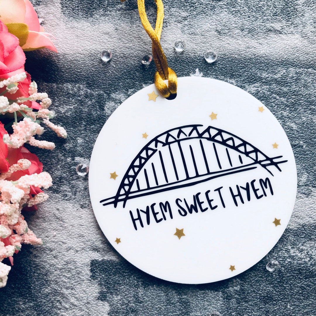 Geordie Gift Hyem Sweet Hyem Plaque New Home Gift North - Etsy