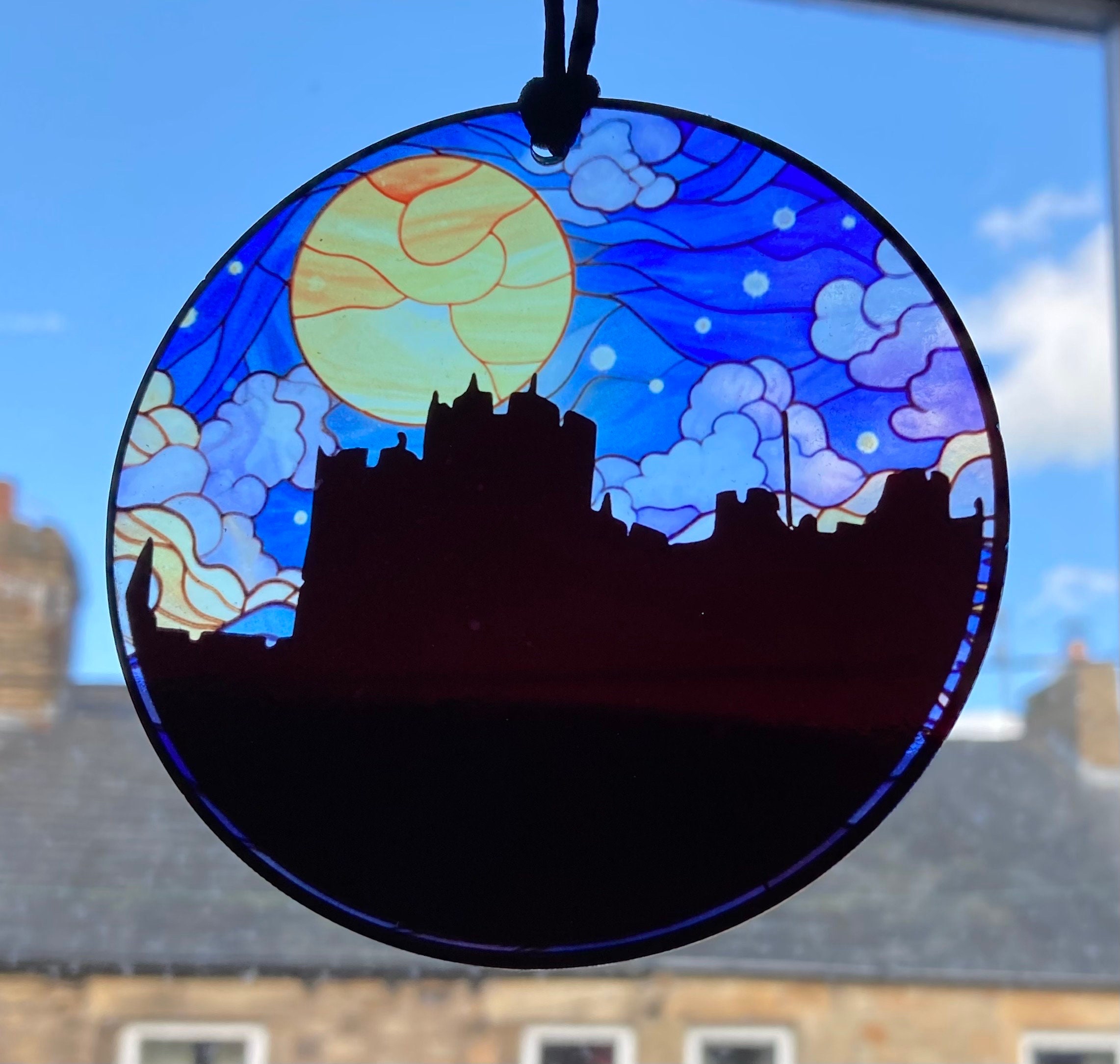 Newcastle Stained Glass Style Decoration. Northumberland Gift, Gift for ...