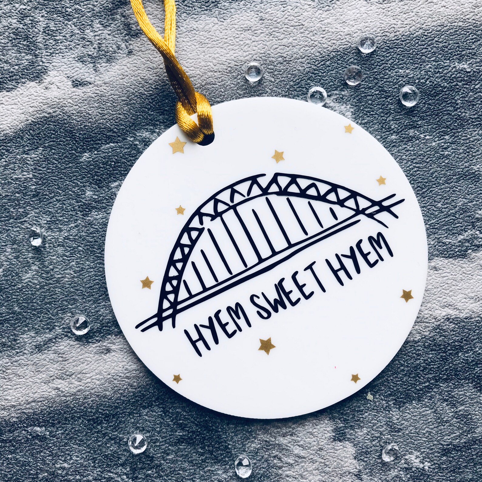 Geordie Gift Hyem Sweet Hyem Plaque New Home Gift North - Etsy