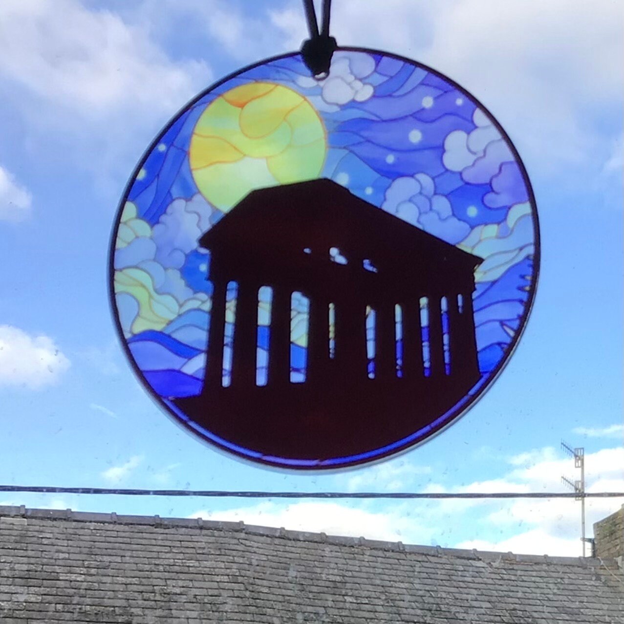 Newcastle Stained Glass Style Decoration. Northumberland Gift, Gift for ...