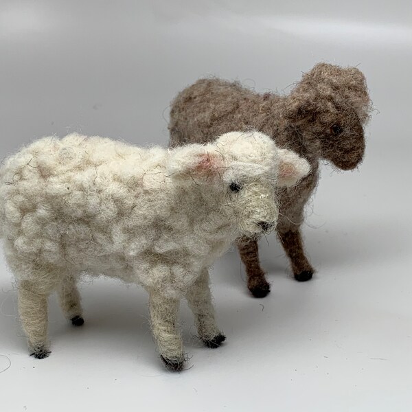 Needle Felted Sheep - Etsy