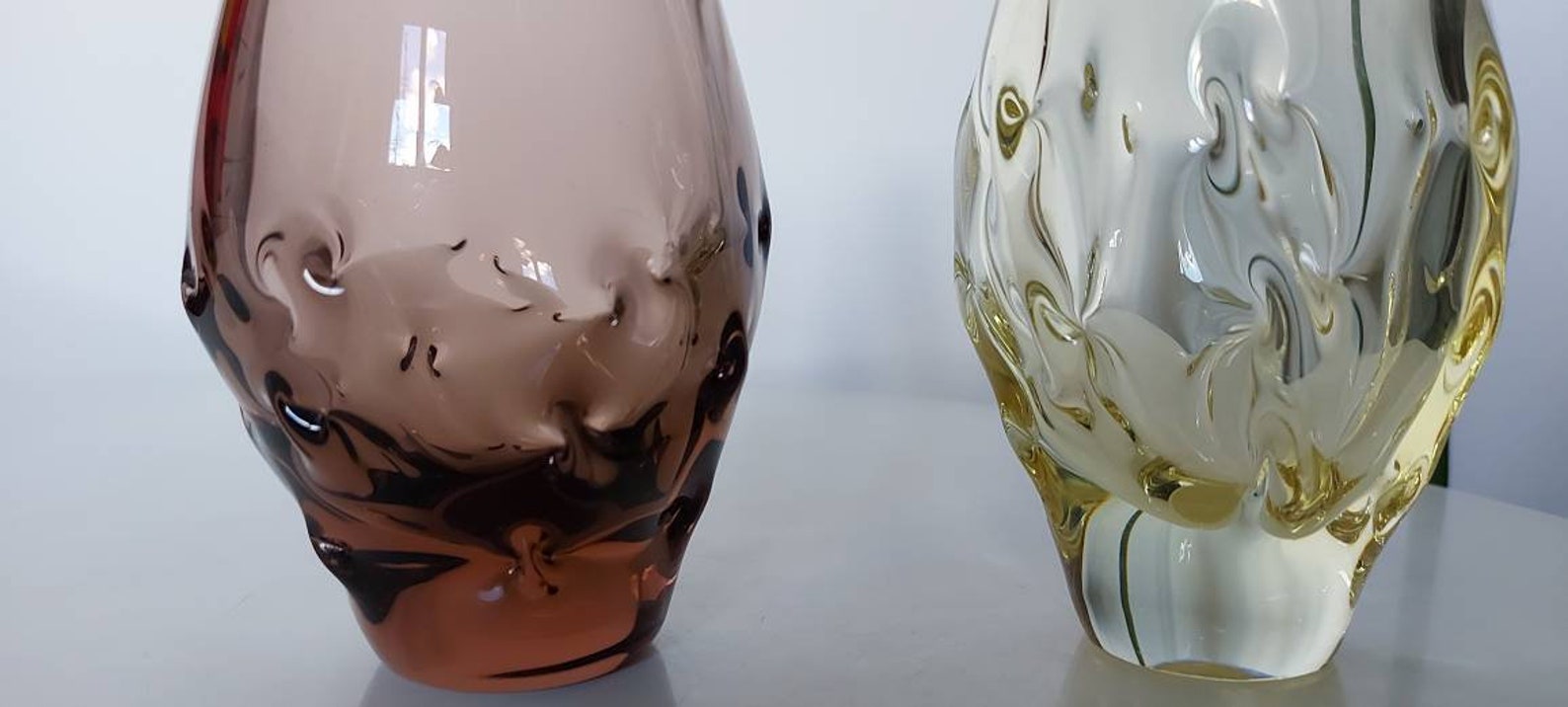 Zelezny Brod Sklo Vase by Miloslav Klinger / Art glass bud | Etsy